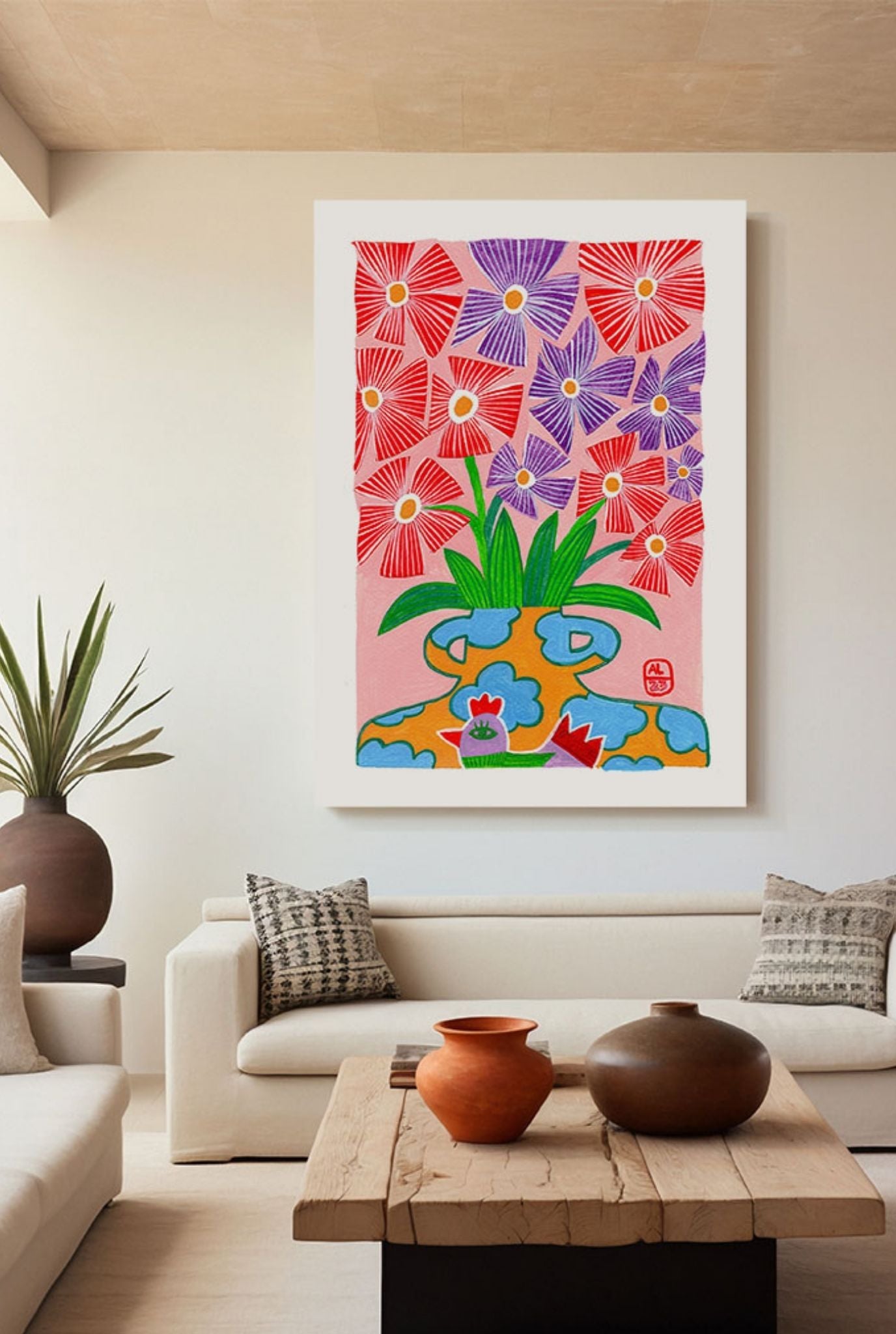 Chicken in a Sky Full of Blooms – JODI