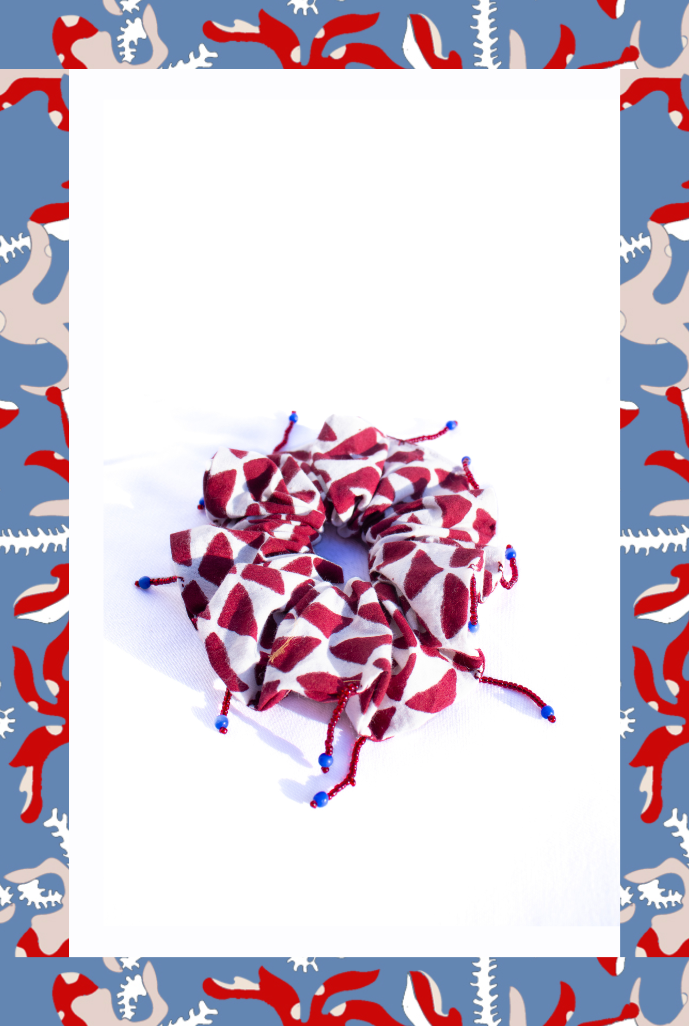 Sanna beaded Scrunchie – JODI