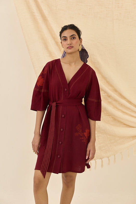 Kuhu Handloom Shift Dress – JODI