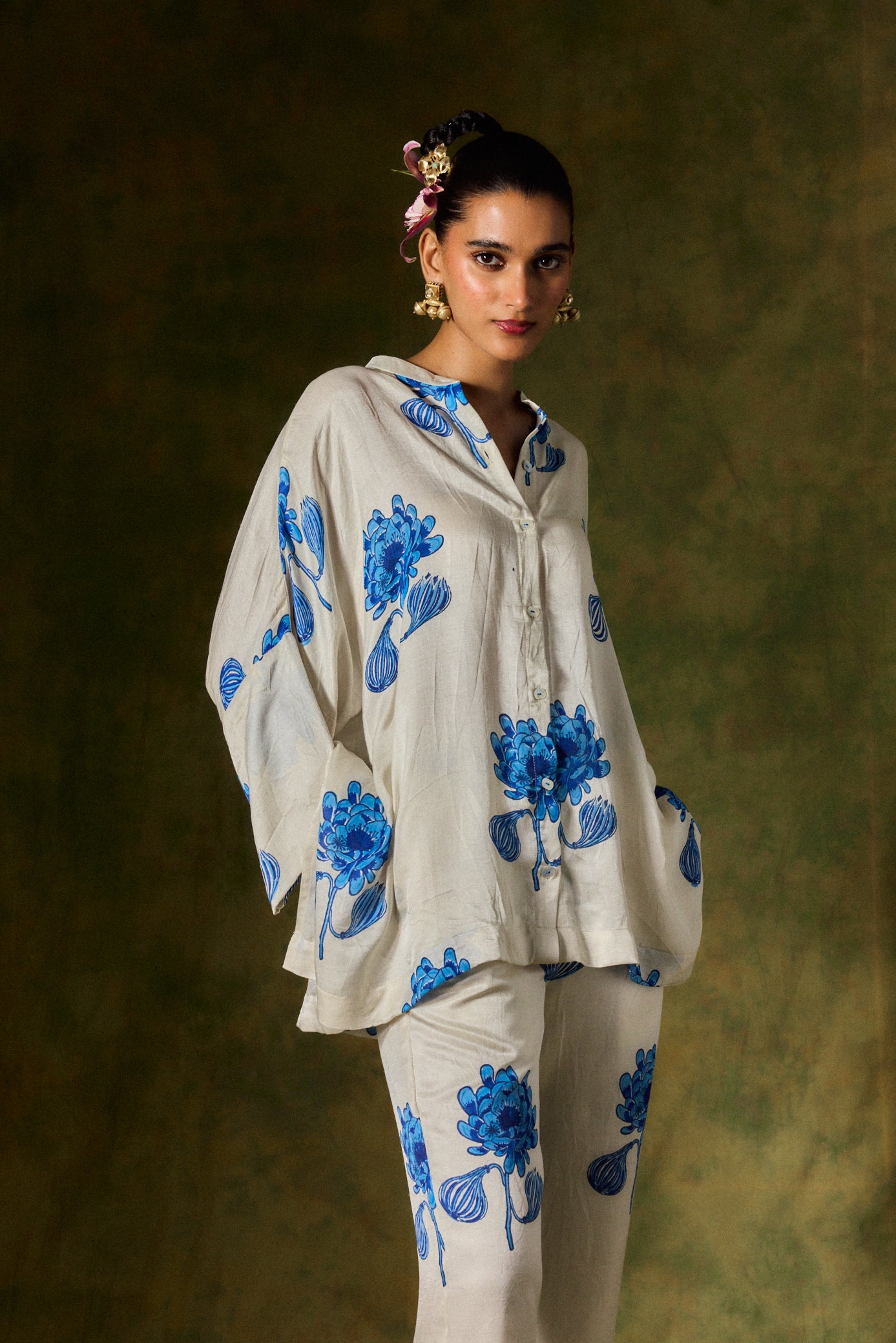 FIZAH SILK SHORT KURTA – JODI