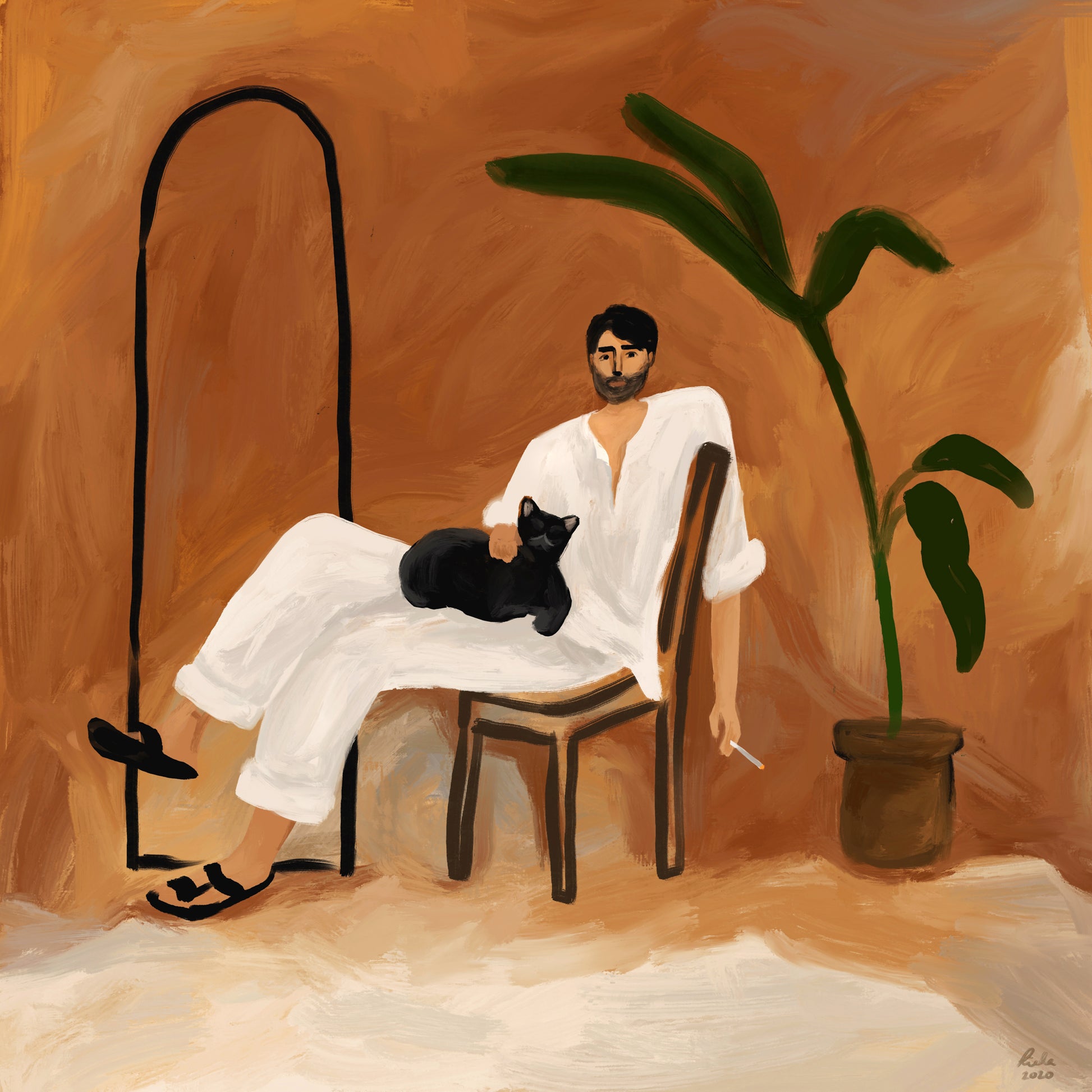 ARTIST'S PORTRAIT ART PRINT – JODI