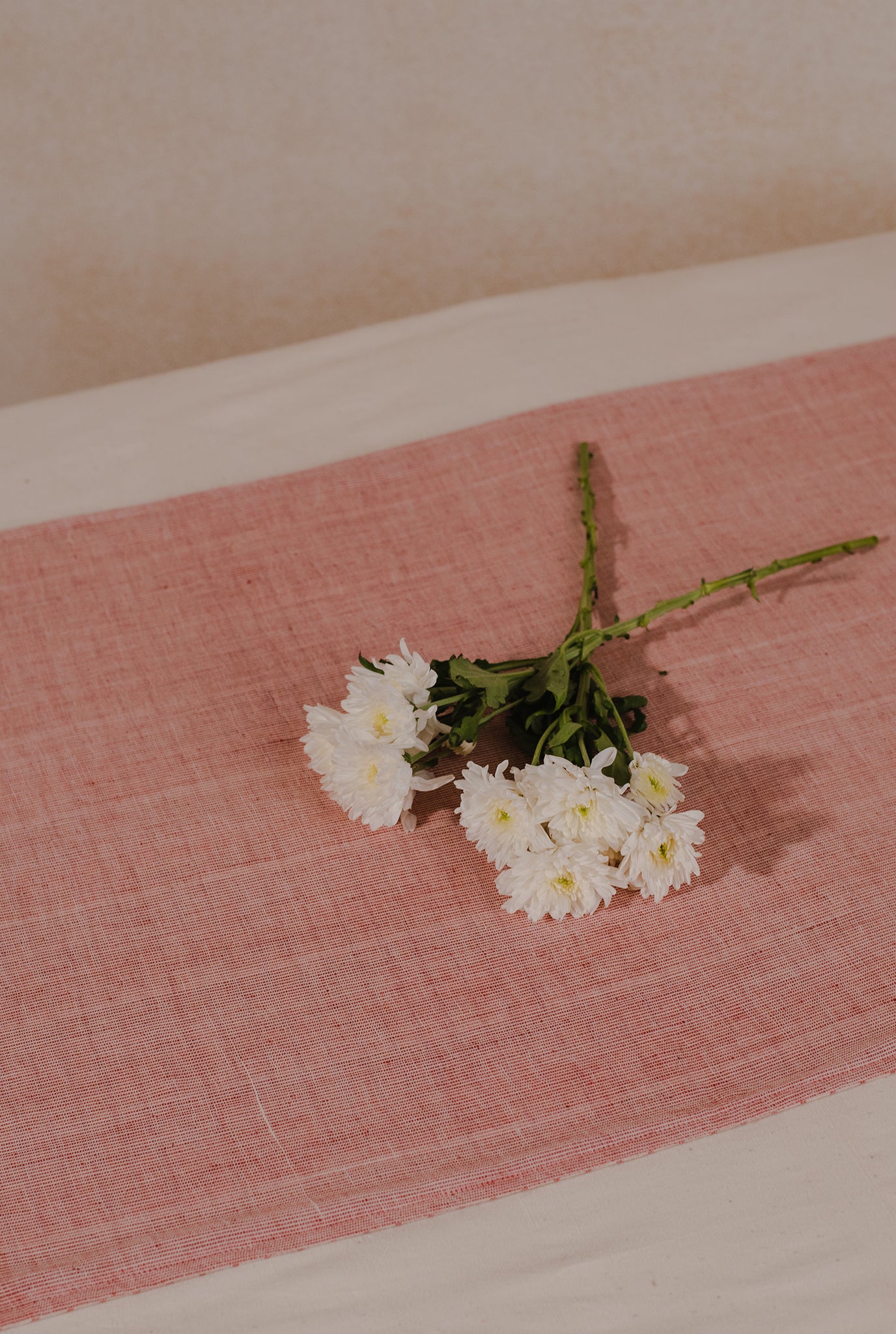 REVERSIBLE KHADI COTTON TABLE RUNNER (WITHOUT POMPOM) – JODI